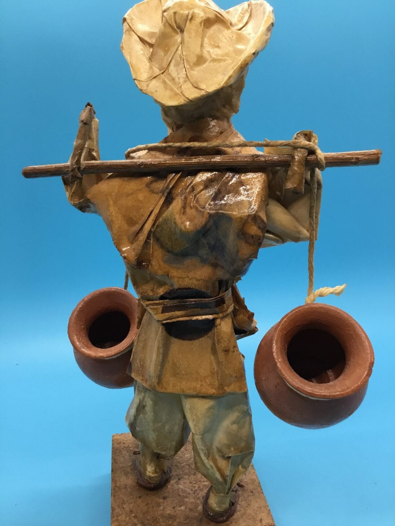 1950's Old Man Hand Crafted- Folk Art-Paper Mache Figure- Made in ...